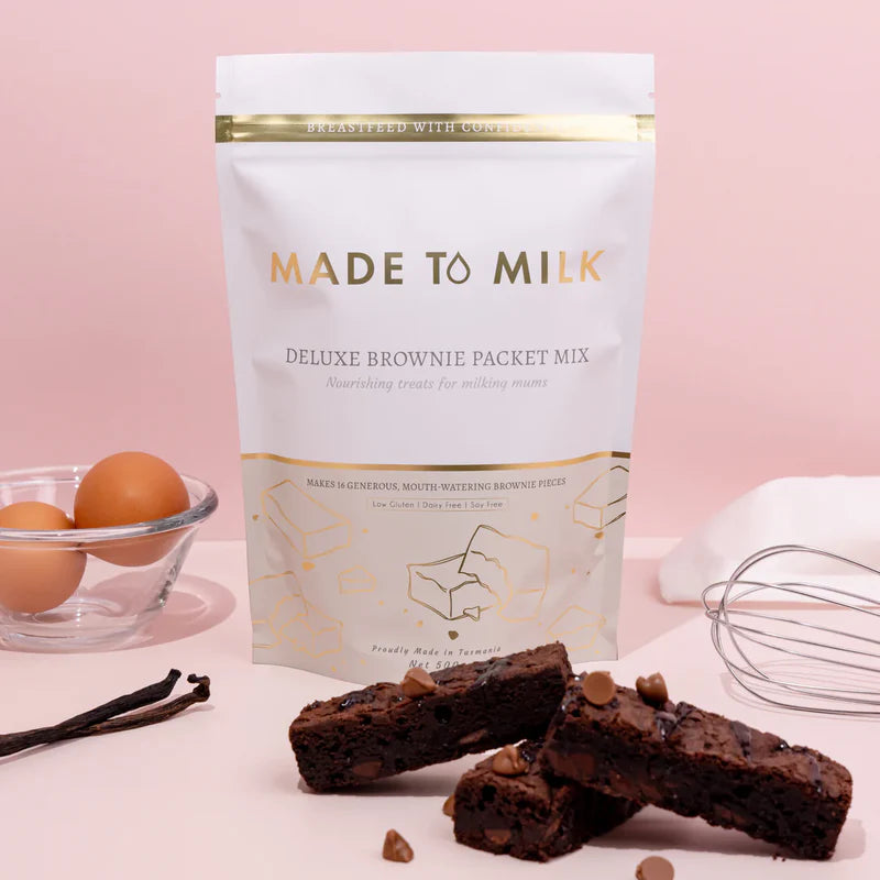 Made to Milk - Deluxe Brownie Packet Mix 500g – Mia & Talbot