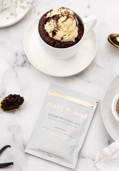 Made to Milk - Choc mug cake mix - single serve – Mia & Talbot