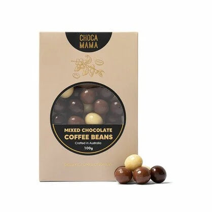 Chocamama - Mixed Chocolate Coffee Beans 100g – Mia & Talbot